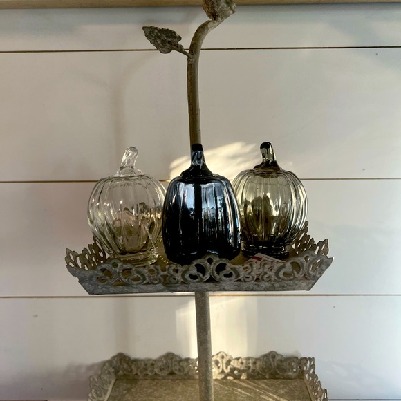 Target | Accents | New Target Bullseye Glass Pumpkins | Poshmark